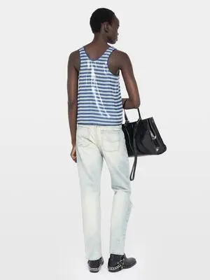 Zadig&Voltaire Tarys Sequin Tank - Sky
