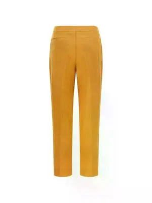 Herno Pleated Linen Trousers