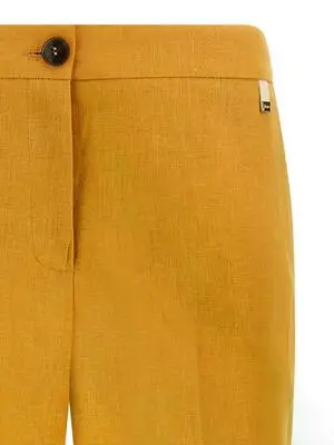 Herno Pleated Linen Trousers