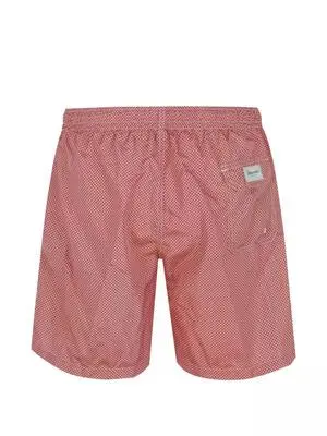 DRUMOHR Patterned Swim Shorts - Red