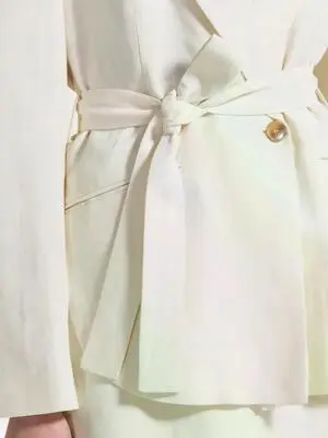 Seventy Tie-detail Single-breasted Blazer