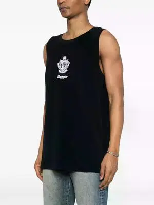 Balmain Logo-embroidered Tank Top