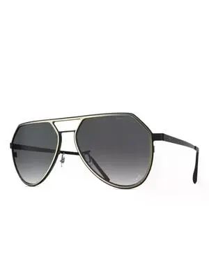 BLACKFIN Thunder Bay Geometric Frame Sunglasses