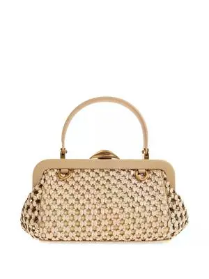Cult Gaia Mini Zuma Woven Tote Bag - Neutrals