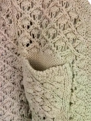 ELY ELY Open-knit Patch Pocket Knitwear