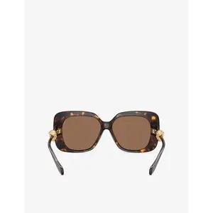 Versace Ve4499u Square-frame Sunglasses - Brown