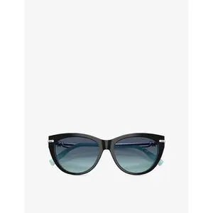 Tiffany & Co. Tf4253 Cat-eye Sunglasses - Black