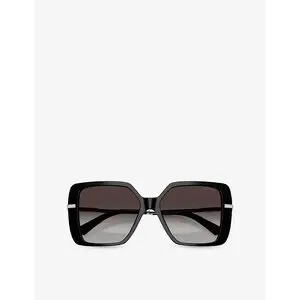 JIMMY CHOO Square-frame Acetate Sunglasses - Black