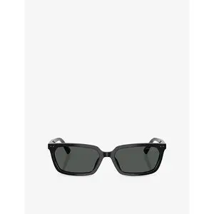 JIMMY CHOO Pillow-frame Acetate Sunglasses - Black