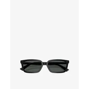 JIMMY CHOO Pillow-frame Acetate Sunglasses - Black