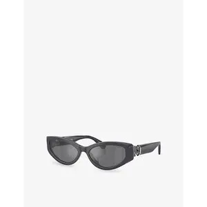 SWAROVSKI Sk6045u Cat-eye Sunglasses - Grey