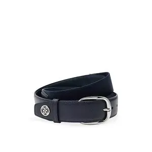 G/fore Circle Webbed Leather Belt - Twilight