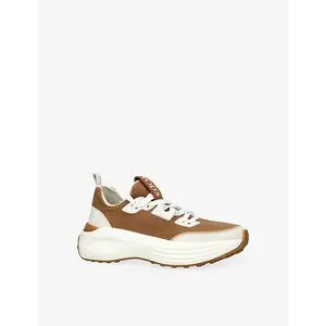 TOD'S Sportiva 81l Stretch-knit Trainers - Camel/comb
