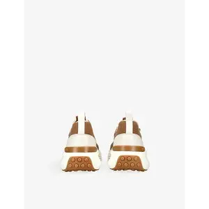 TOD'S Sportiva 81l Stretch-knit Trainers - Camel/comb