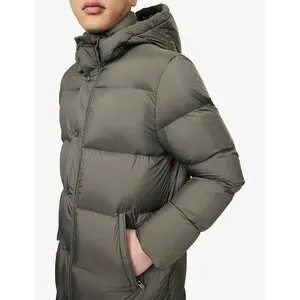 ARNE Hooded Mid-length Puffer Parka Jacket