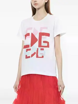 Comme Des Garçons Graphic Round Neck T-shirt
