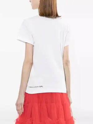 Comme Des Garçons Graphic Round Neck T-shirt
