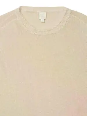 120% Lino Safari Knitted Long-sleeve Sweater