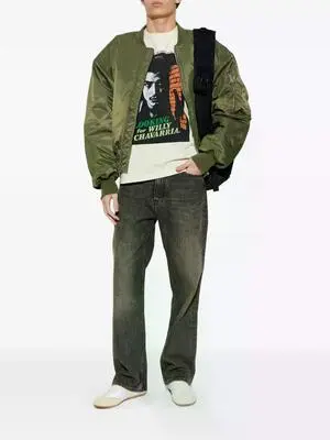 WILLY CHAVARRIA Looking For Willy T-shirt - Neutrals
