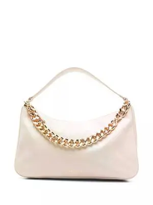 TWINSET Chain-detailed Shoulder Bag - Neutrals