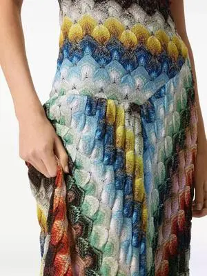 Missoni Sleeveless Printed Maxi Dress - Blue