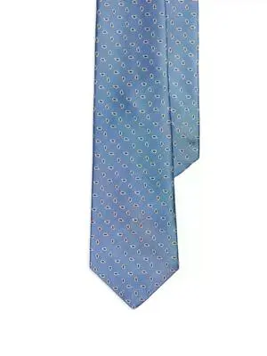 Polo Ralph Lauren Printed Silk Neck Tie - Blue