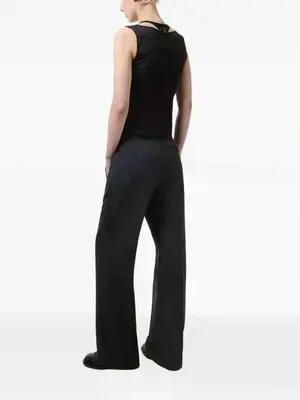 Our Legacy Lace-trimmed Reversible Tank Top - Black