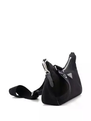 Prada Re-edition 2005 Tessuto Shoulder Bag - Black