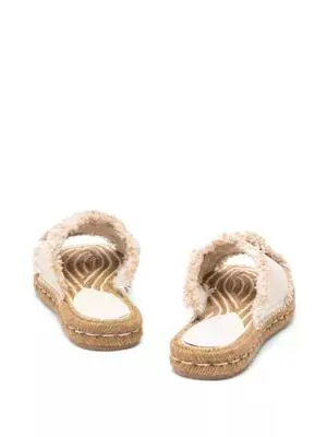 JIMMY CHOO Square Toe Sandals