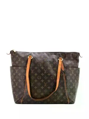 LOUIS VUITTON Totally Handbag Monogram Canvas Gm Shoulder Bag - Brown