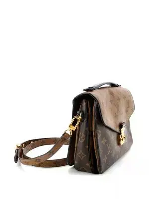LOUIS VUITTON Pochette Metis Reverse Monogram Canvas Crossbody Bag - Brown