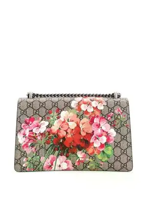 Gucci Dionysus Blooms Print Gg Coated Canvas Small Shoulder Bag - Brown