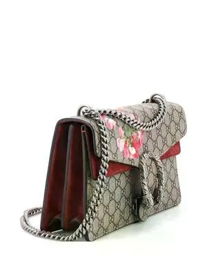 Gucci Dionysus Blooms Print Gg Coated Canvas Small Shoulder Bag - Brown