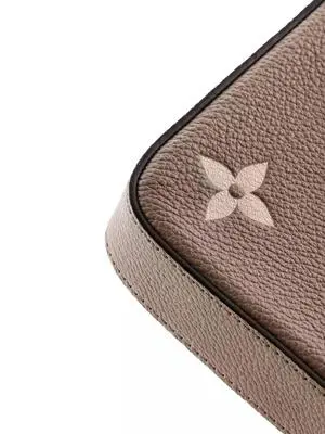 LOUIS VUITTON Felicie Pochette Bicolor Monogram Empreinte Giant Crossbody Bag - Neutrals