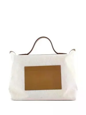 Hermès 24/24 Canvas And Swift 35 Satchel