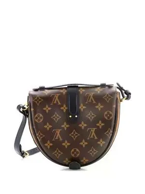 LOUIS VUITTON Chantilly Lock Crossbody Bag Monogram Canvas And Leather