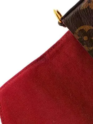 LOUIS VUITTON Félicie Pochette Monogram Canvas Crossbody Bag - Brown