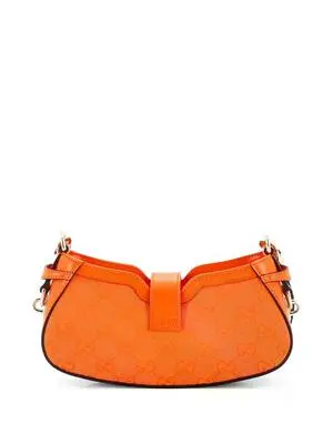 Gucci Gg Canvas Mini Shoulder Bag - Orange