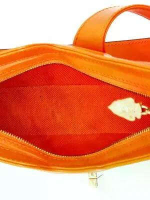 Gucci Gg Canvas Mini Shoulder Bag - Orange