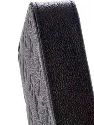 LOUIS VUITTON Felicie Pochette Monogram Empreinte Leather Crossbody Bag - Black