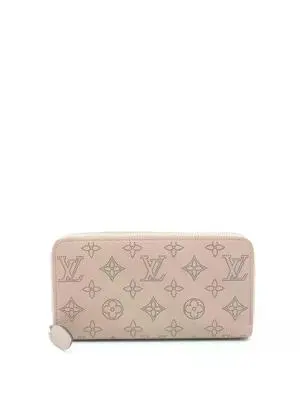 LOUIS VUITTON 2010-2026 Monogram Mahina Zippy Wallet Long Wallets - Brown