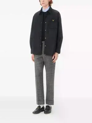 Valentino Garavani Vlogo Plaque Jacket - Black