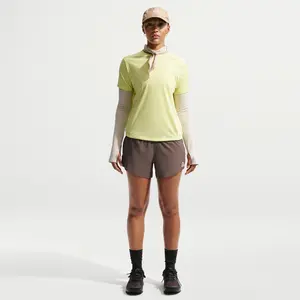 Nike Dri-fit Mid-rise Brief-lined Trail Running Shorts - Brown