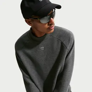 Nike Par Therma-fit Golf Crew-neck Top - Black