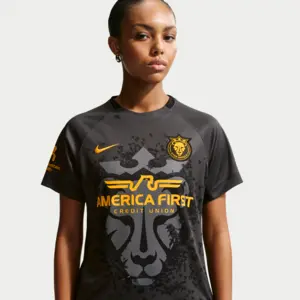 Nike Utah Royals Stadium Away Dri-fit Nwsl Replica Jersey - Grey