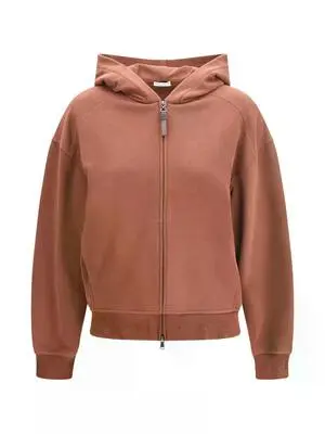 Women's Brunello Cucinelli Zip Hoodie Sweatshirts Hoodies