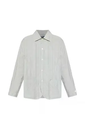 Jacquemus La Veste Boutis Striped Overshirt - Grey