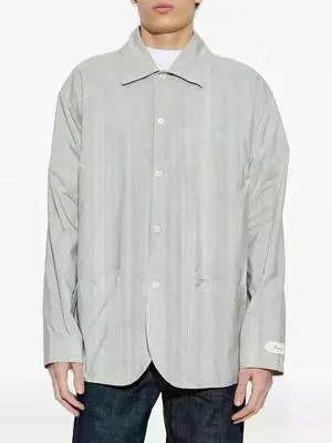 Jacquemus La Veste Boutis Striped Overshirt - Grey