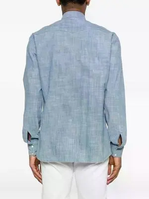 BARBA NAPOLI Button-fastening Shirt - Blue