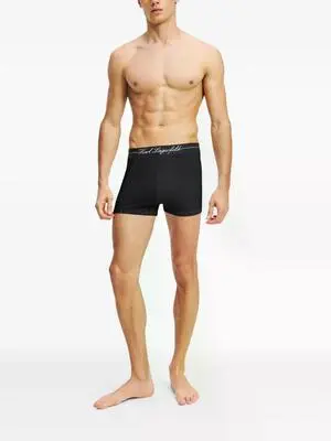 Karl Lagerfeld Hotel Karl Contrasting-waistband Boxers